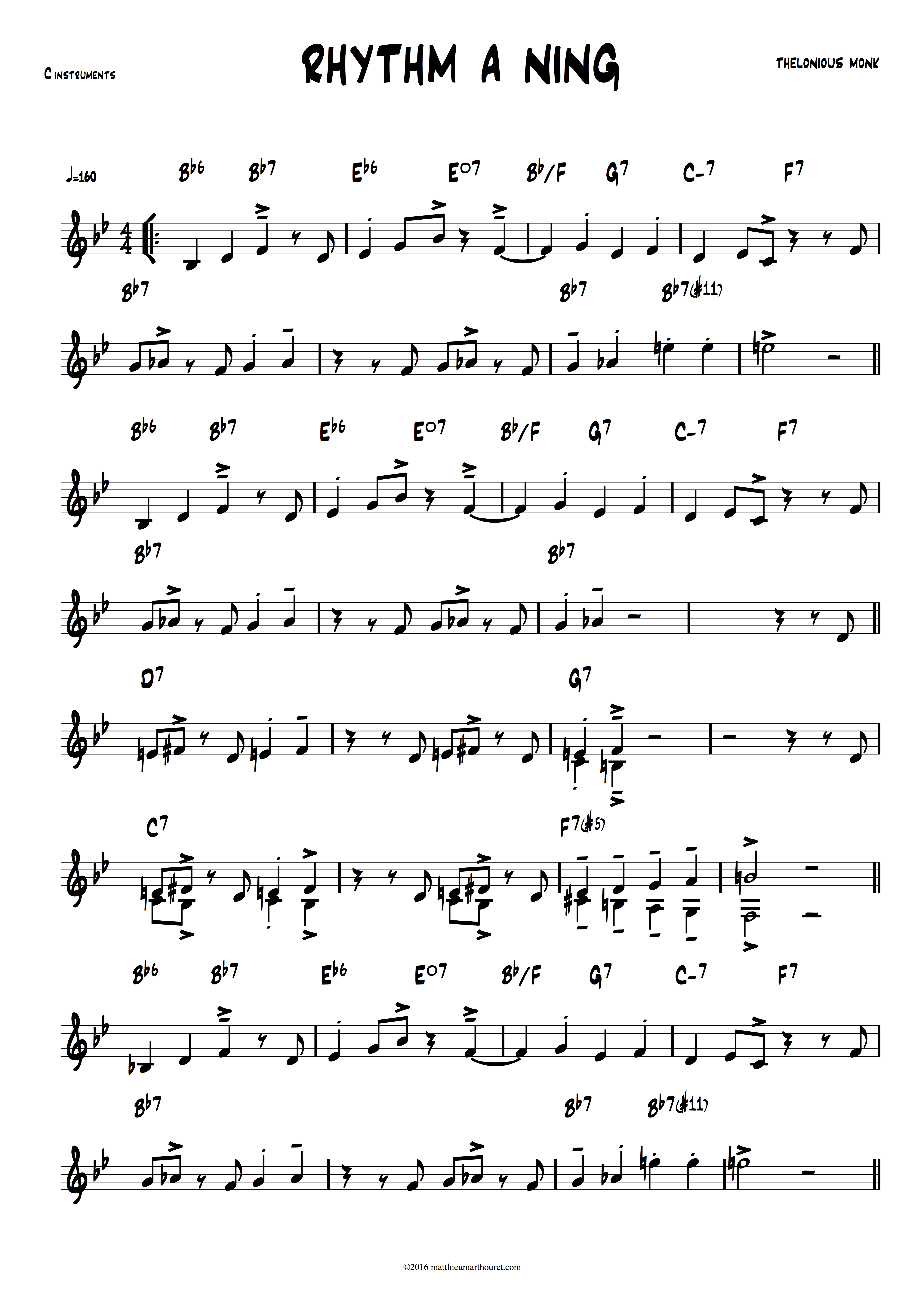 Thelonious Monk, "Rhythm-a-Ning" - WeSeeMusic Blog